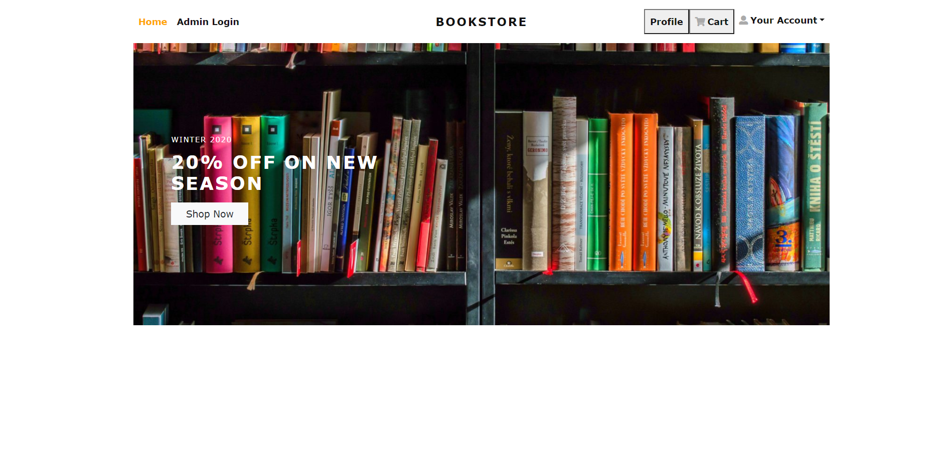 BookStore screenshot